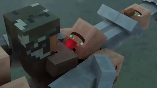 VIllagers singing on villager jet | Jerk Oliver - Tree - Coub