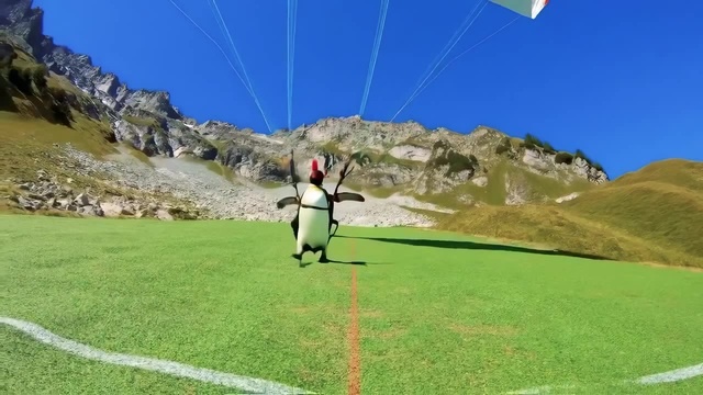 Penguin's parachuting 🐧🪂 - Coub