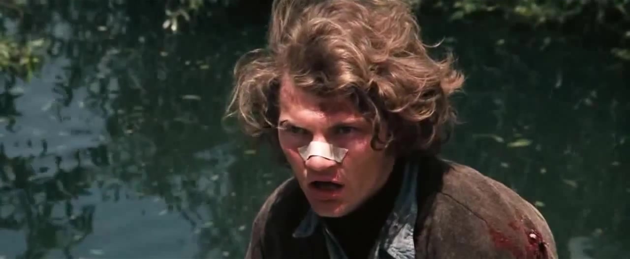 can anyone tell me what does he says when he pick up the gun? - Coub