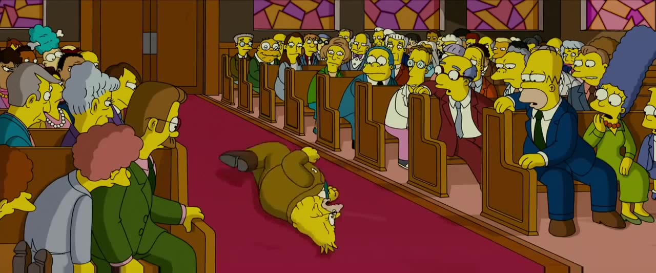 The Simpsons Movie - Church scene Taken from Simpsons movie 2007 - Coub