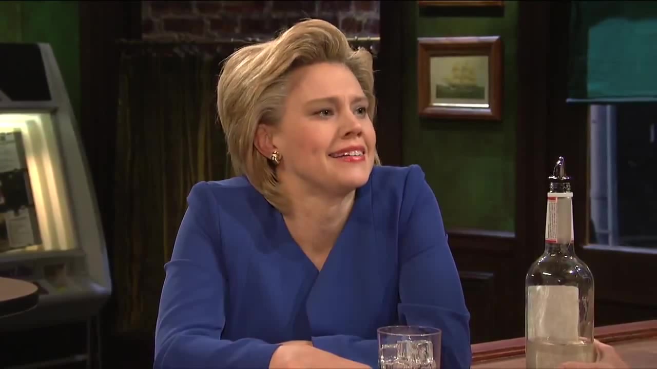 Hillary Clinton Bar Talk - SNL - Coub