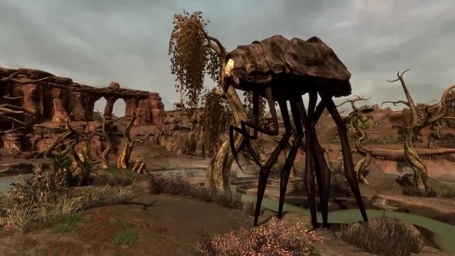 Skywind - Silt Strider (Jurrasic Park Theme) - Coub