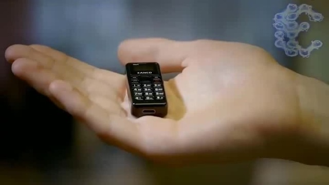 World smallest cell phone "Zanco Tiny T1" (full video on instagram) - Coub