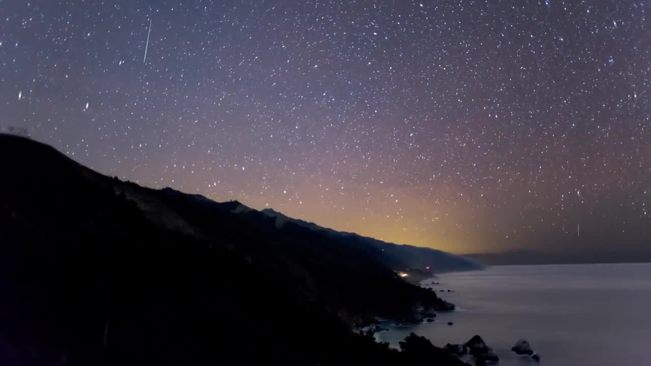 Geminid Meteor Shower Time-Lapse 2012 (God Put a Smile Upon Your Face) - Coub