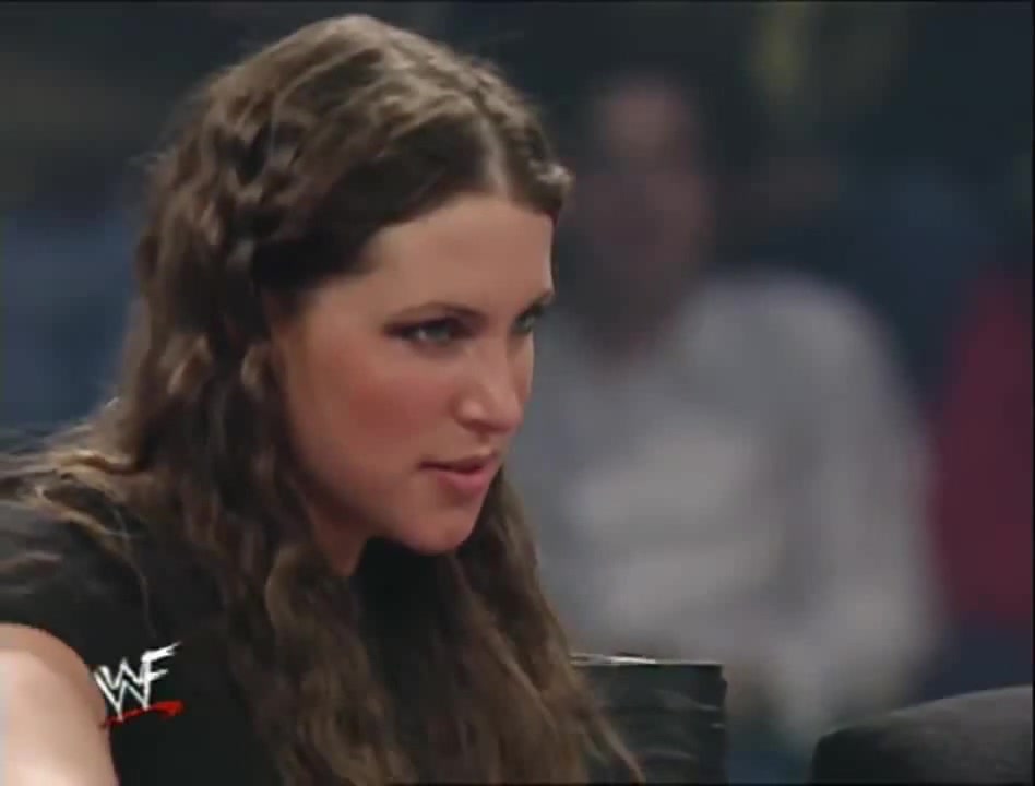 Trish Stratus & Kurt Angle vs Triple H & Stephanie McMahon + Stone Cold ...