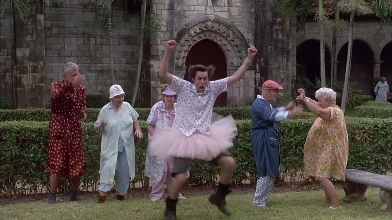 Ace Ventura - Mental Hospital Scene - Coub
