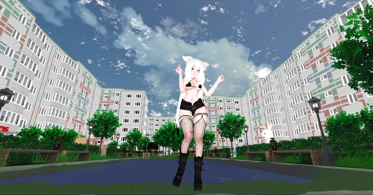 Тянка танцует в VRChat - Coub