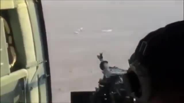 Door gunner destroys ISIS vehicle - Coub