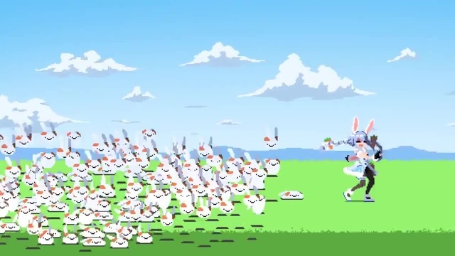 Pixel Slime Bunny Army - Coub