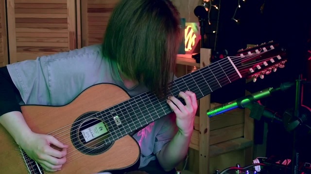 Death Note - L theme on 10 string guitar - Coub