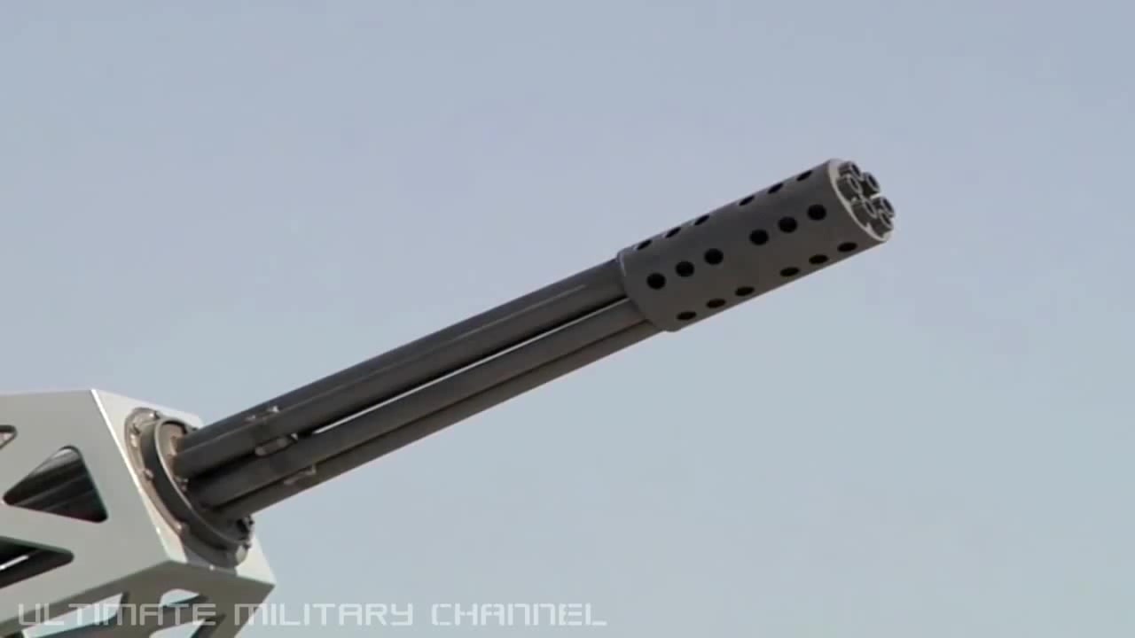 Counter Rocket Artillery & Mortar system (C-RAM) FIRING! US Army land ...