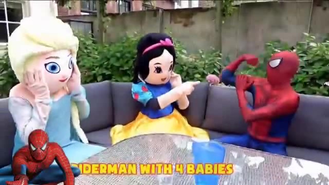 CRYING BABIES Superheroes in Real Life SPIDERMAN DAD Fun Princess ...