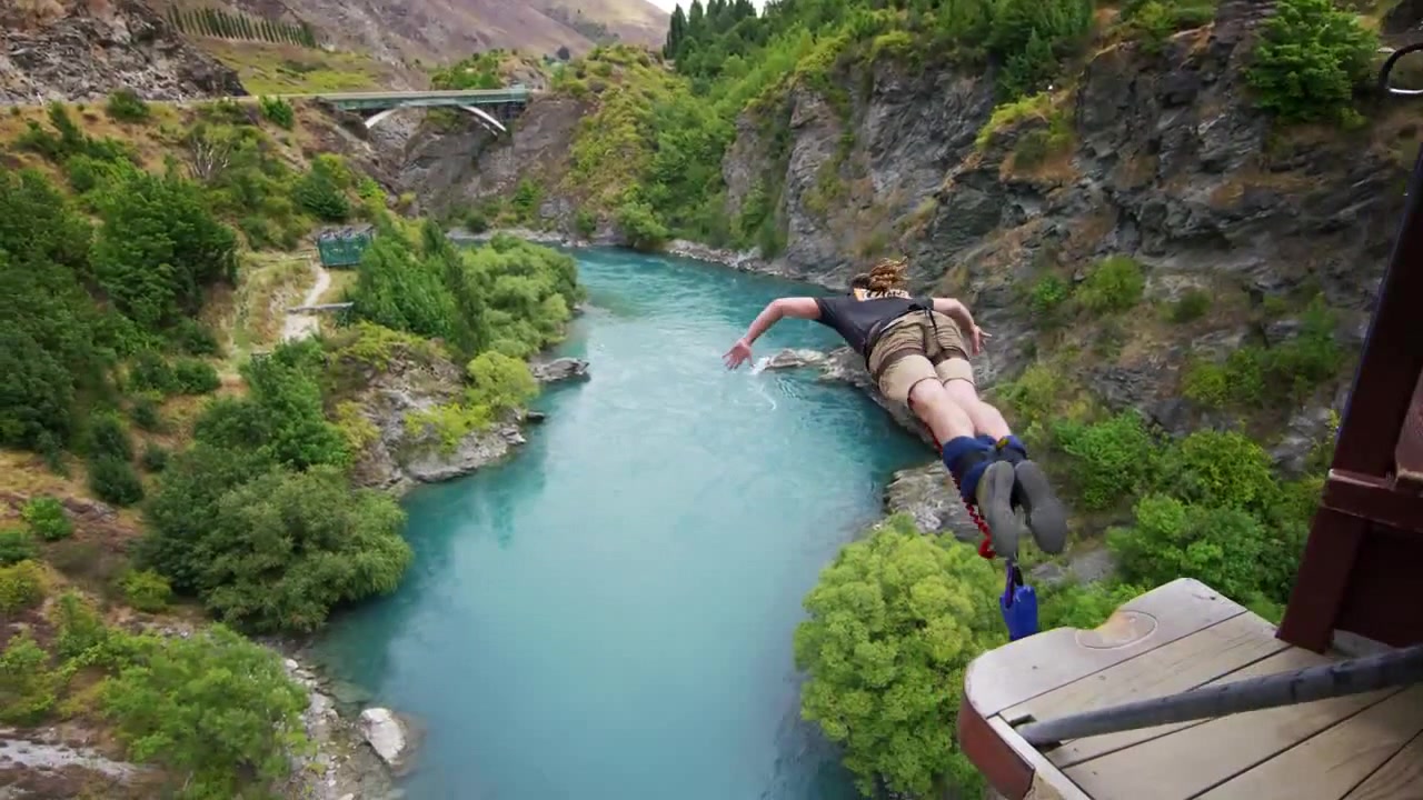 Extreme Bungy Jump Drop - Coub