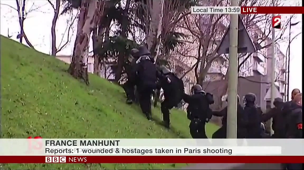 French Police Officers Falling Up Hill | Paris Cops vs Hill ...