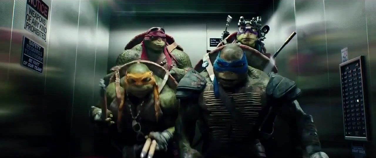 TMNT (2014) - Elevator BeatBox - Coub