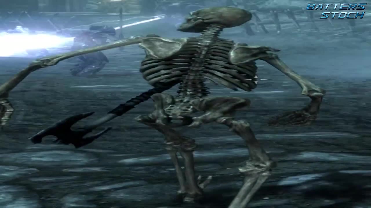 Just walking Skeleton - Coub
