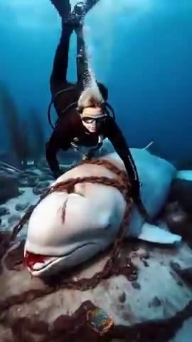 Beluga Whale Rescue - Coub