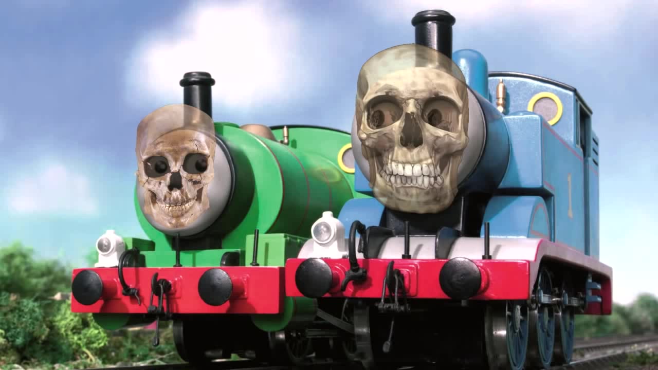 Spooky Scary Tank Engines - Coub