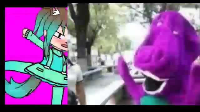 Barney es un dinosaurio aunque se extinguieron (meme) gacha life ...