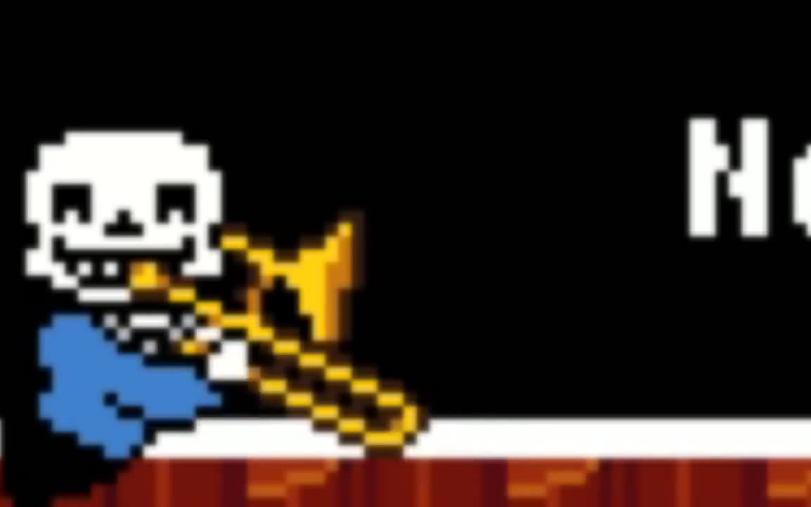 oof corrupted post of sans and his trumpet - Coub