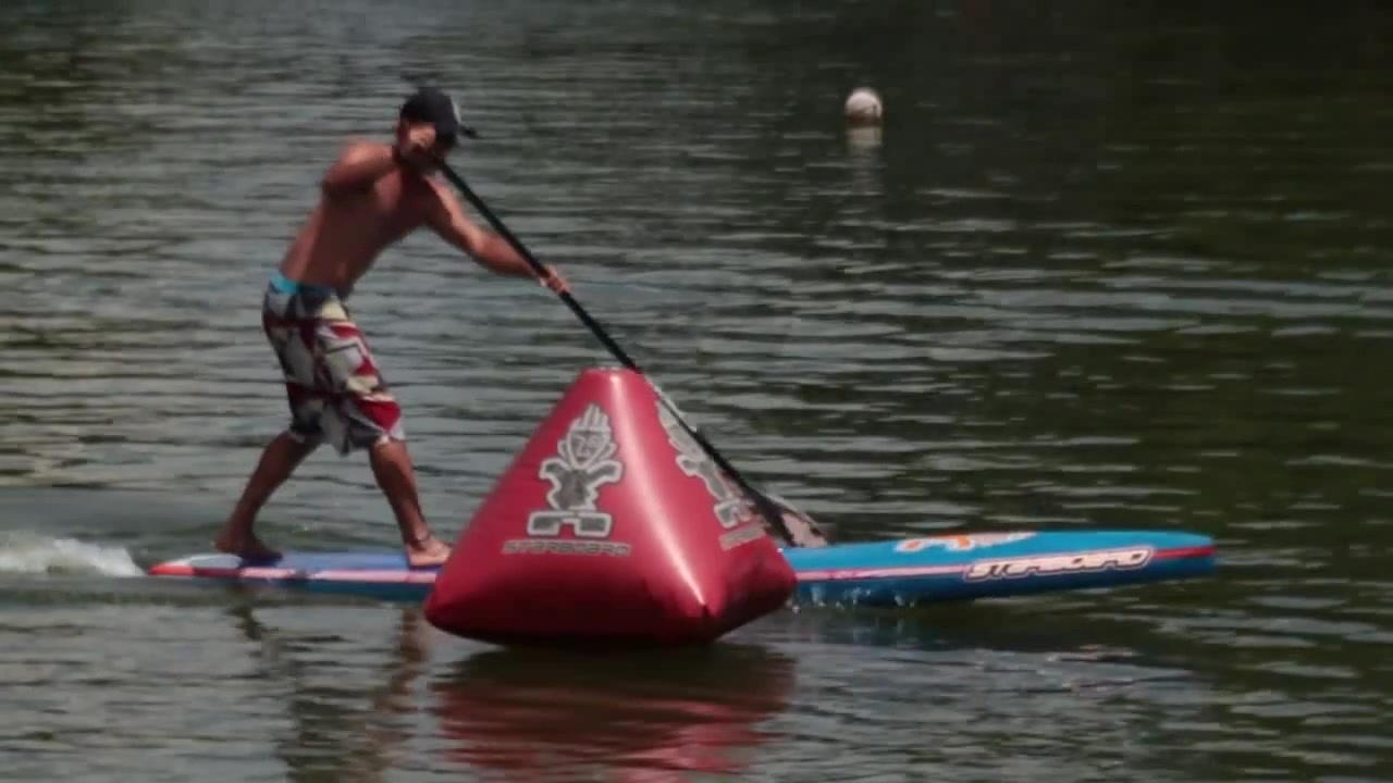 SUP board pivot turn - Coub