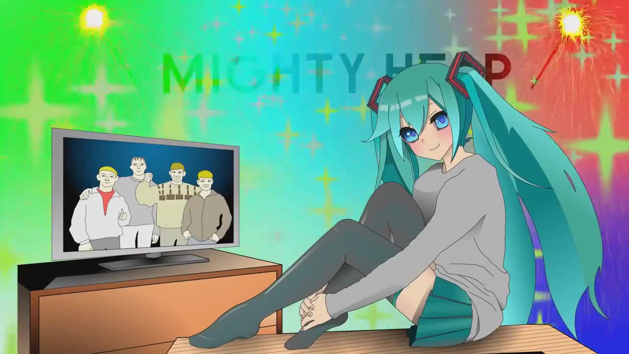 Mighty Heap feat. Hatsune Miku - あけましておめでとう (Новый год - Стекловата cover) - Coub