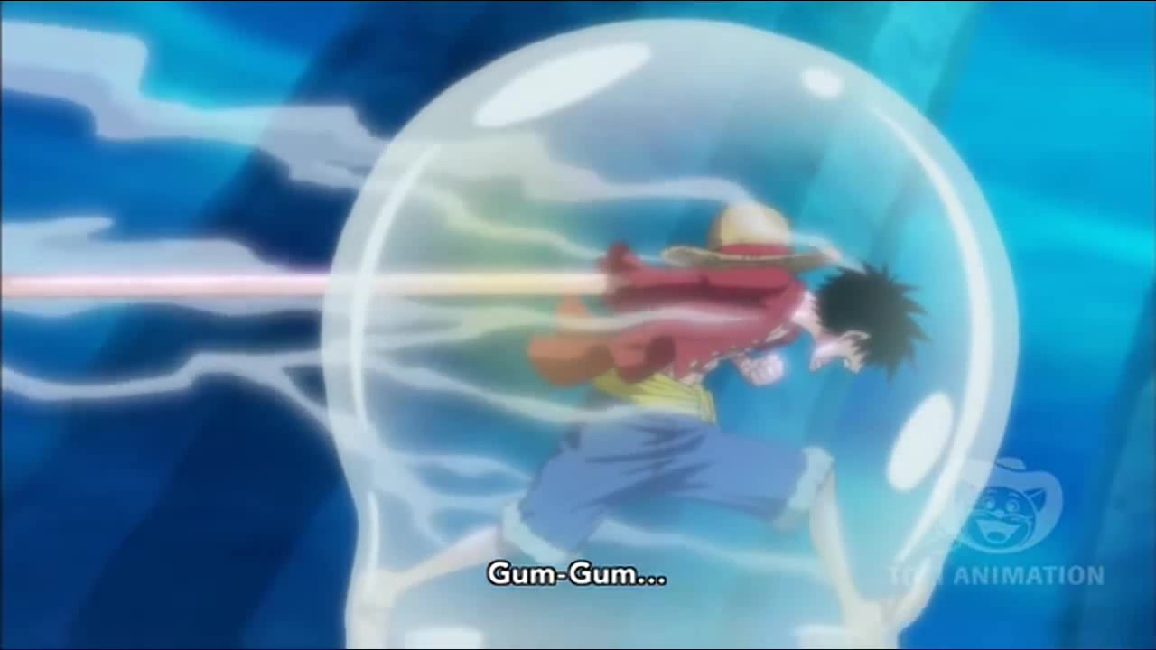 Luffy's Epic Punch - Gomu Gomu No Red Hawk part 1 - Coub