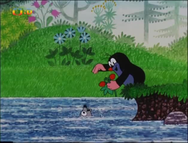 Krtek and the fish - Coub