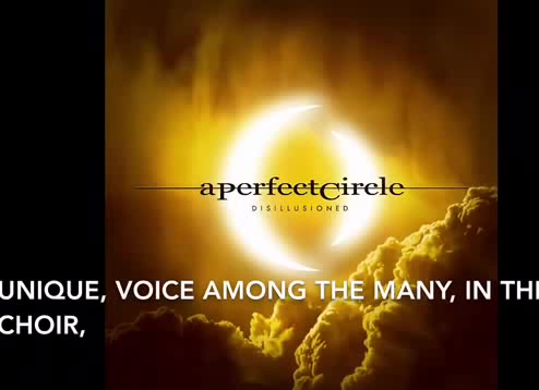 A Perfect Circle - Disillusioned Lyrics. - Coub