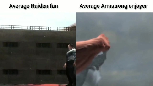 Average Raiden fan vs average Armstrong enjoyer - Coub