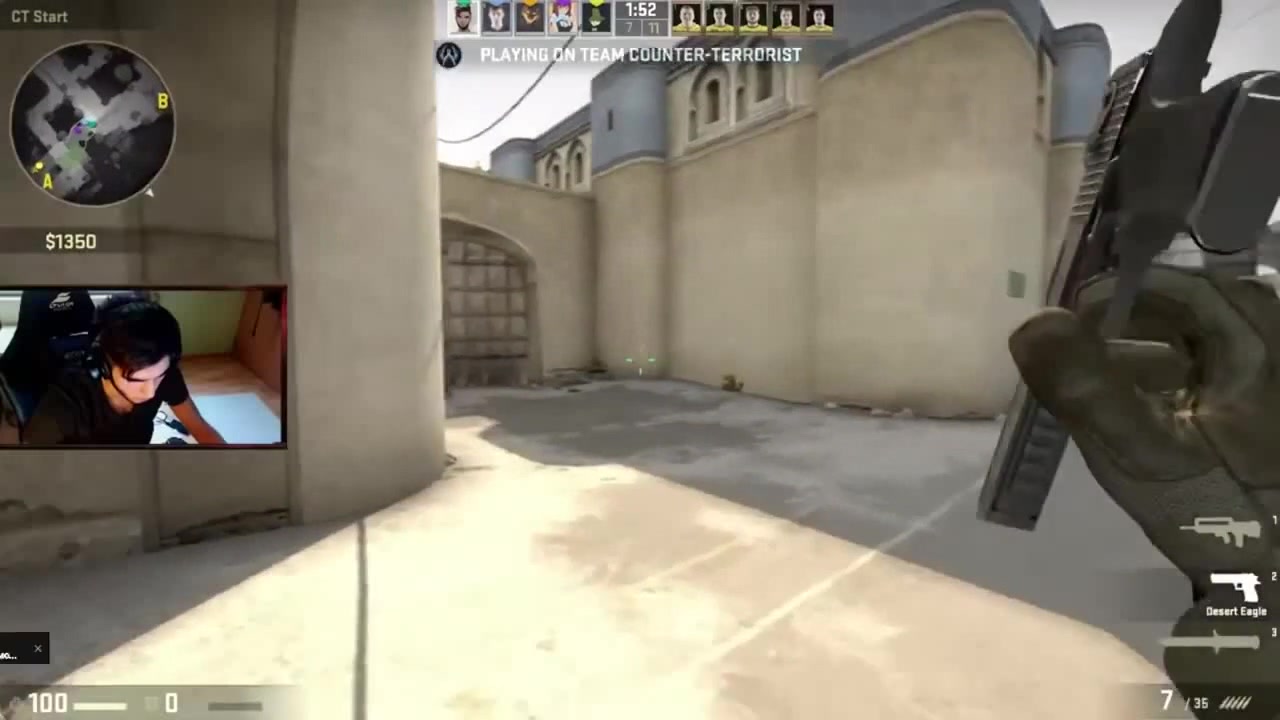 OMG..! Insane ScreaM with desert eagle. 1 shot and 5 kills - Coub
