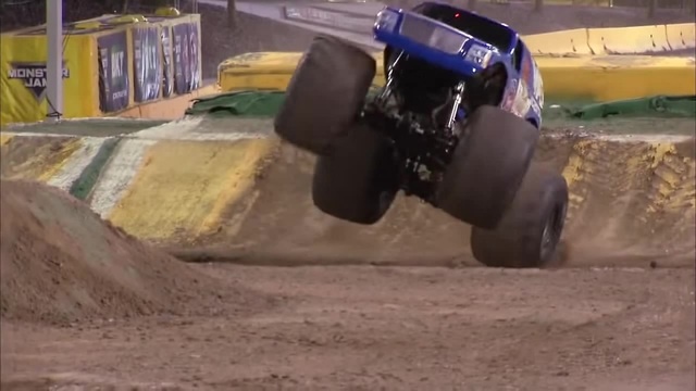 First ever Monster Jam Truck front flip - Coub