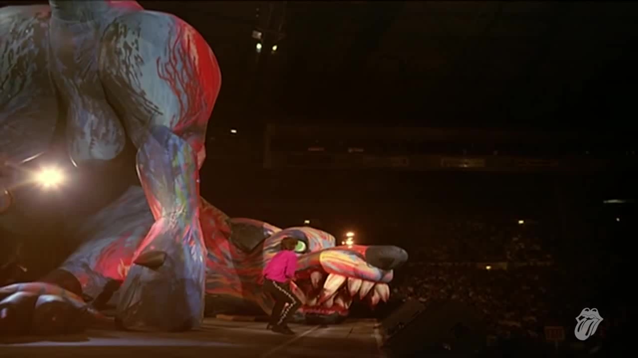 Street Fighting Man - Jagger loses fight with the monster - Coub