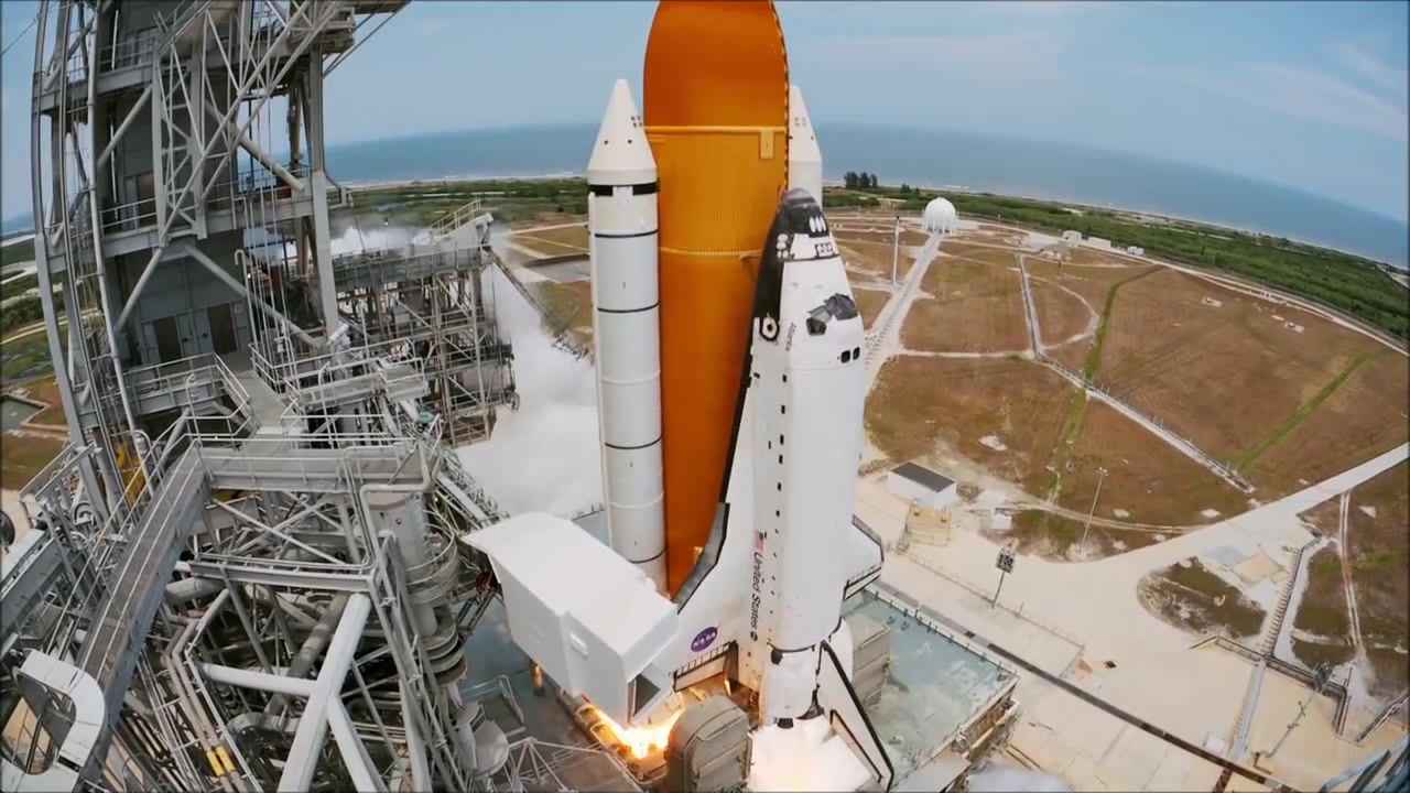 [HD] IMAX // Shuttle launch (Hubble 2010 - STS 125) - Excellent Quality - Coub