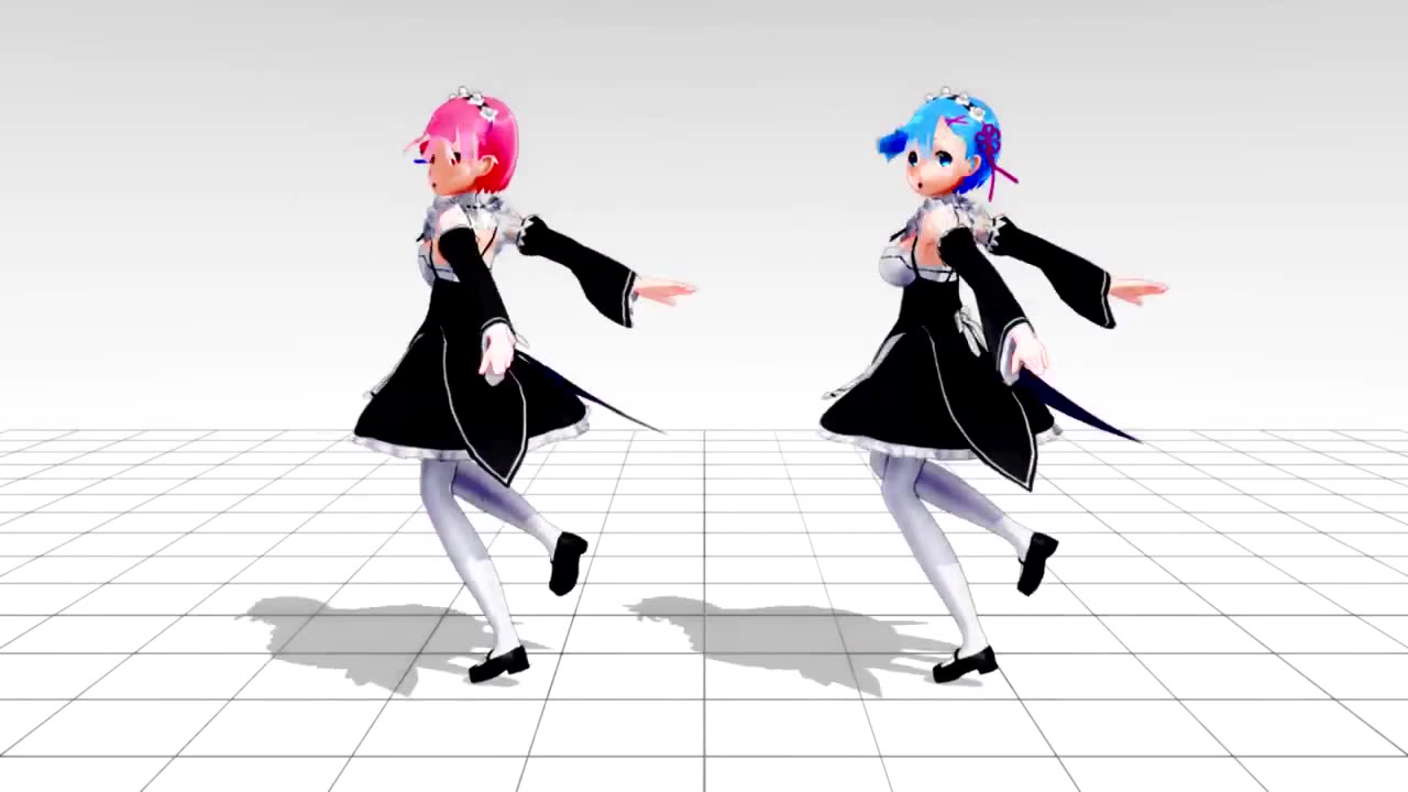 Ram and Rem dance (Alan walker - all falls down) - Coub