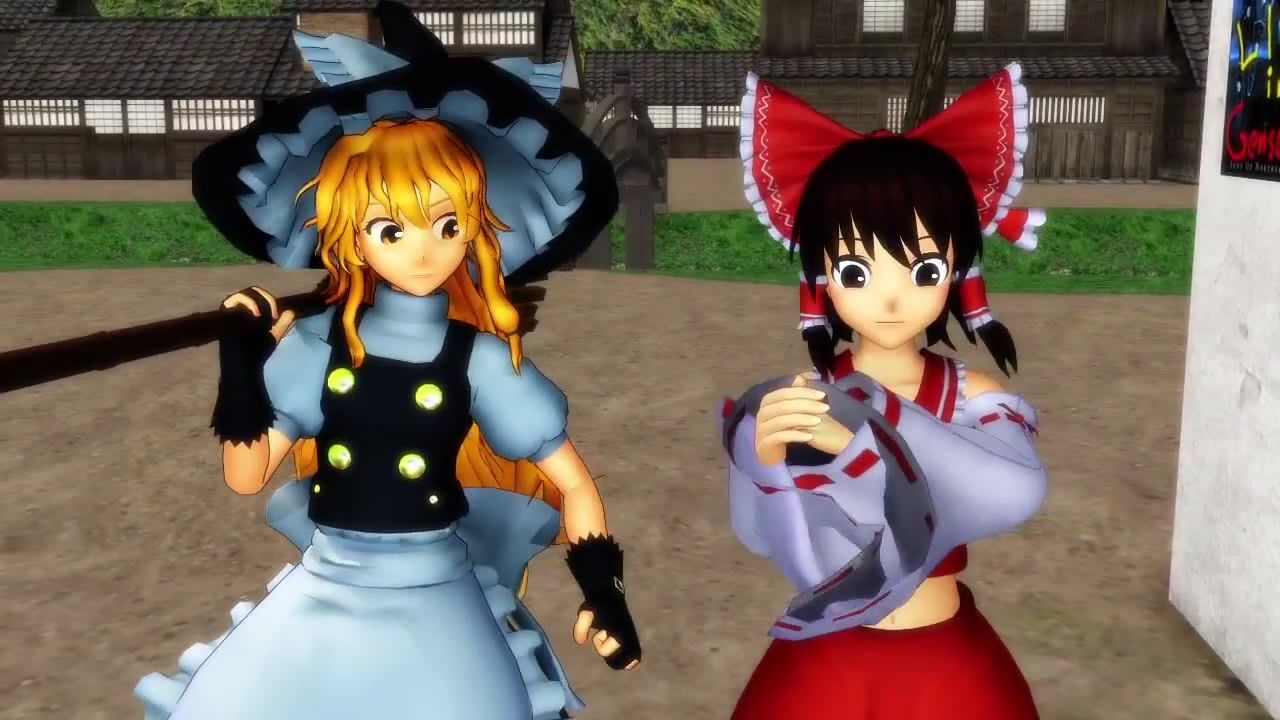 Touhou MMD - Reimu screaming - Coub