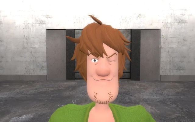 scp 173 and shaggy make world go boom - Coub