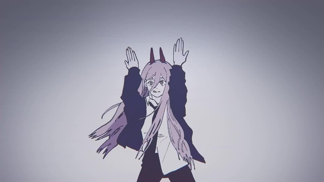 Chainsaw Man l Power cute poses - Coub