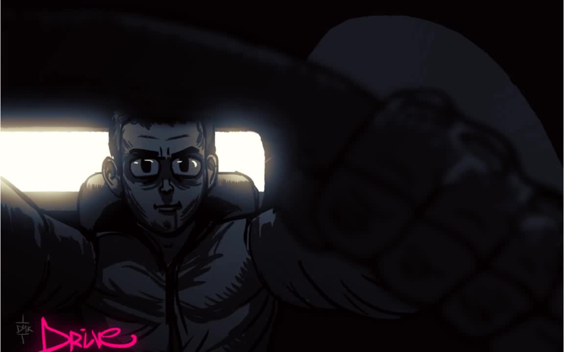 My animated "Drive" tribute for the new Hysterical Minds exhibition ...