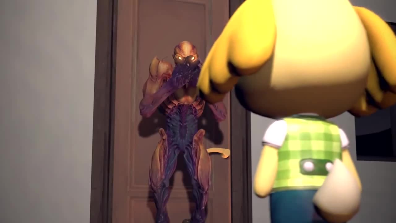 Doom guy and Isabelle - Coub