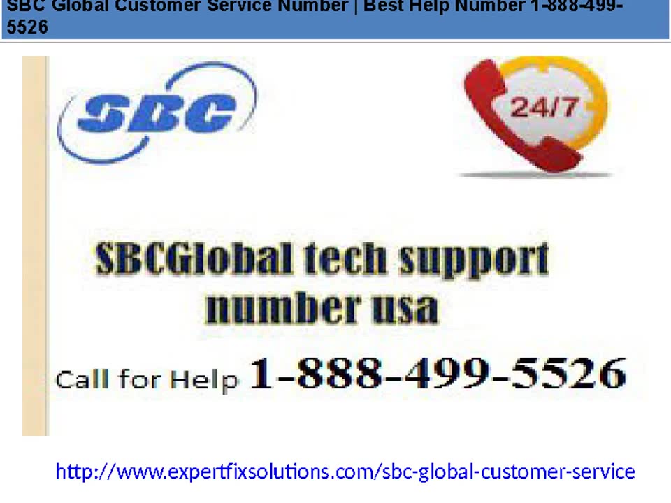 SBCGlobal Customer Service Number 1-888-499-5526 - Coub