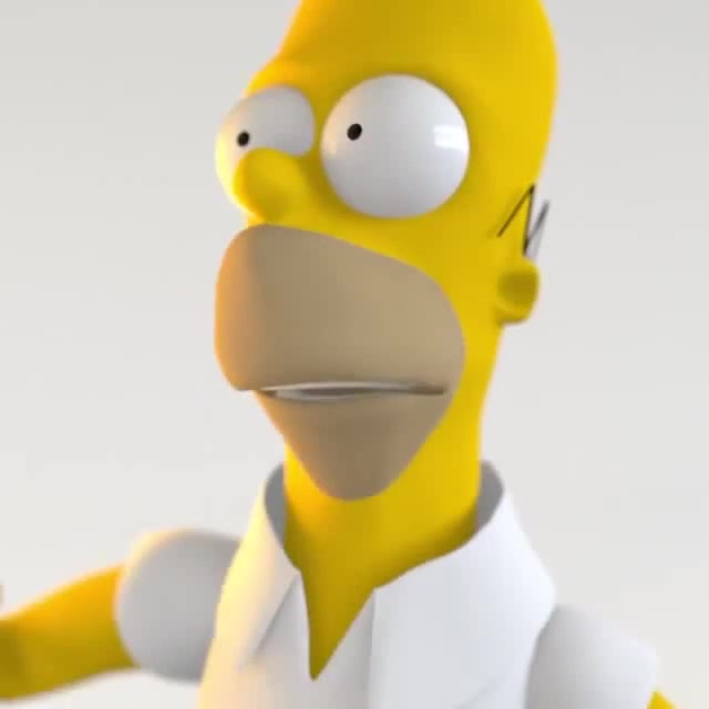 Tip-toe Homer - Coub