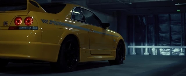 Yellow Nissan Skyline R33 GT-R - Coub