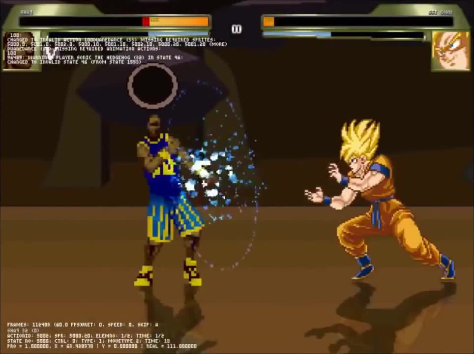 [Vinesauce] Joel - Mugen (Goku vs Shaq) - Coub
