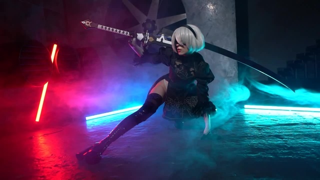 BEST 2B Cosplays #★𝐂𝐇𝐄𝐑𝐍𝐎𝐄_𝐕𝐈𝐍𝐎★ - Coub
