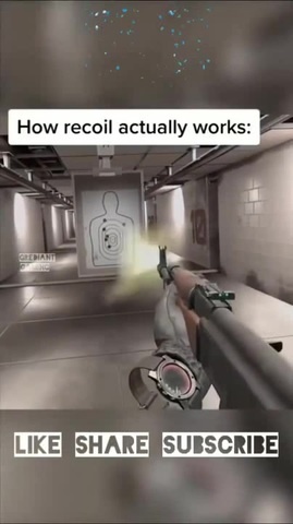 Recoil In Games Vs Recoil in Real Life - Coub