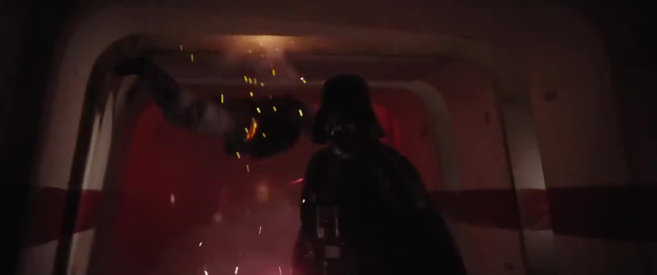 Darth Vader's rage | Star Wars: Rogue One [Ending scene] - Coub