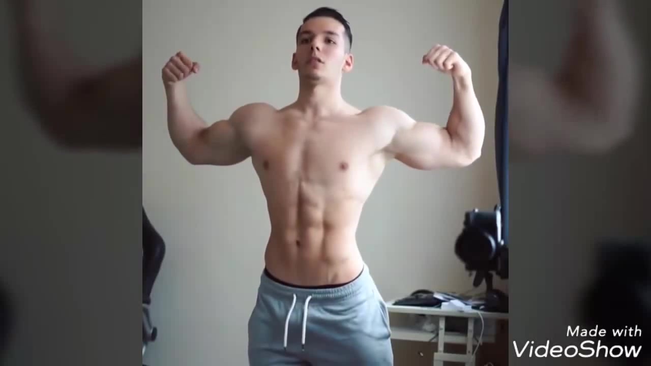 CUTE Shredded Teen Bodybuilder | Radoslav Raychev | Workout And Posing ...