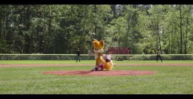 Sonic The Hedgehog 2 (2022) - Sonic Tails And Knuckles Play Baseball - Coub