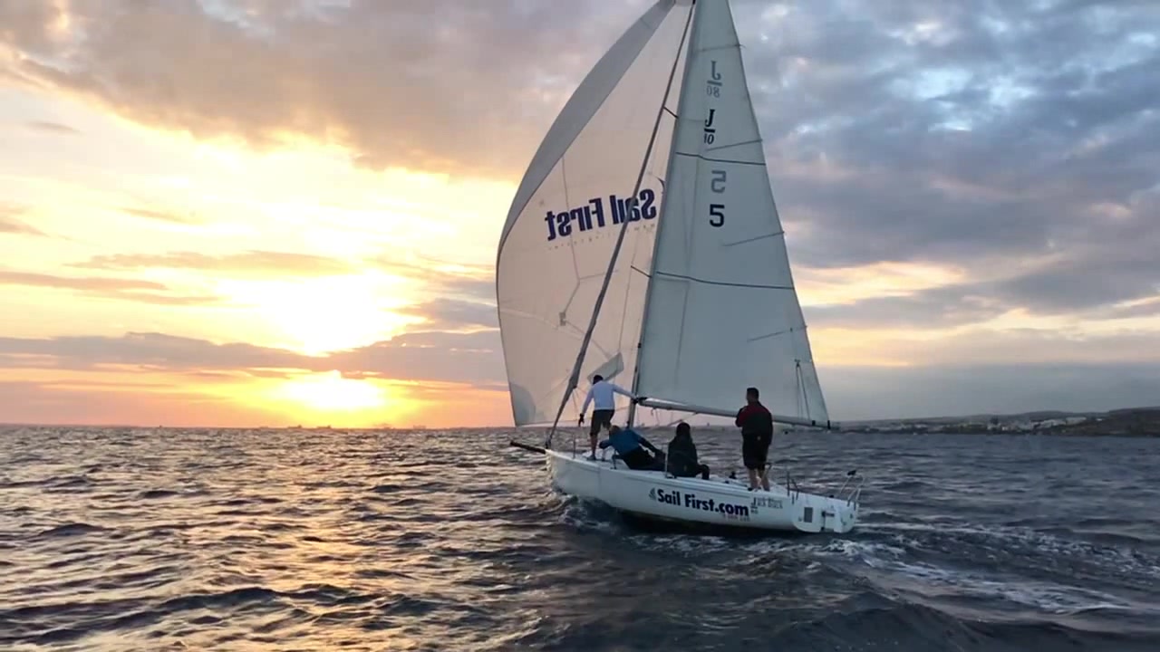 J80 romantic sailing - Coub